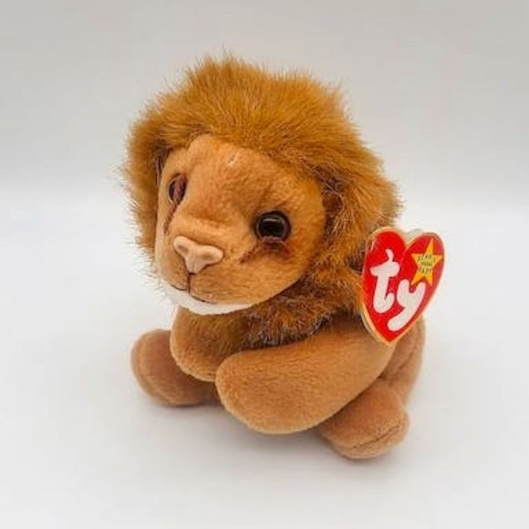 Ty | Toys | Ty Beanie Baby Roary Lion 4 Errors With Tags Rare Mint Pvc ...